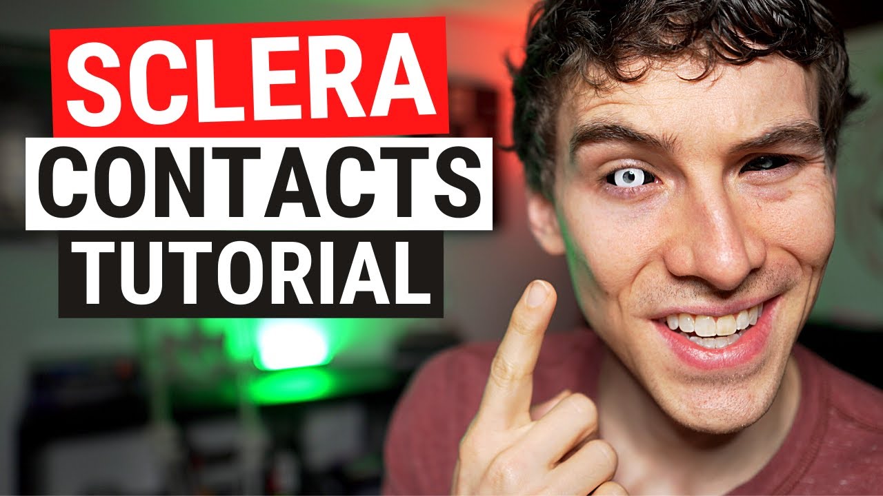 How To Put In Sclera Contacts Large Halloween And Cosplay Colored